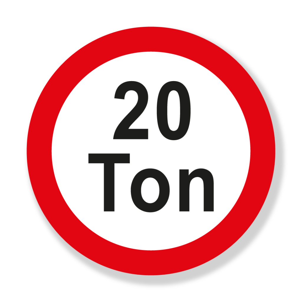 Peso Máximo Total Permitido (SR-31) - JOP Avisos - Avisos - Señalización