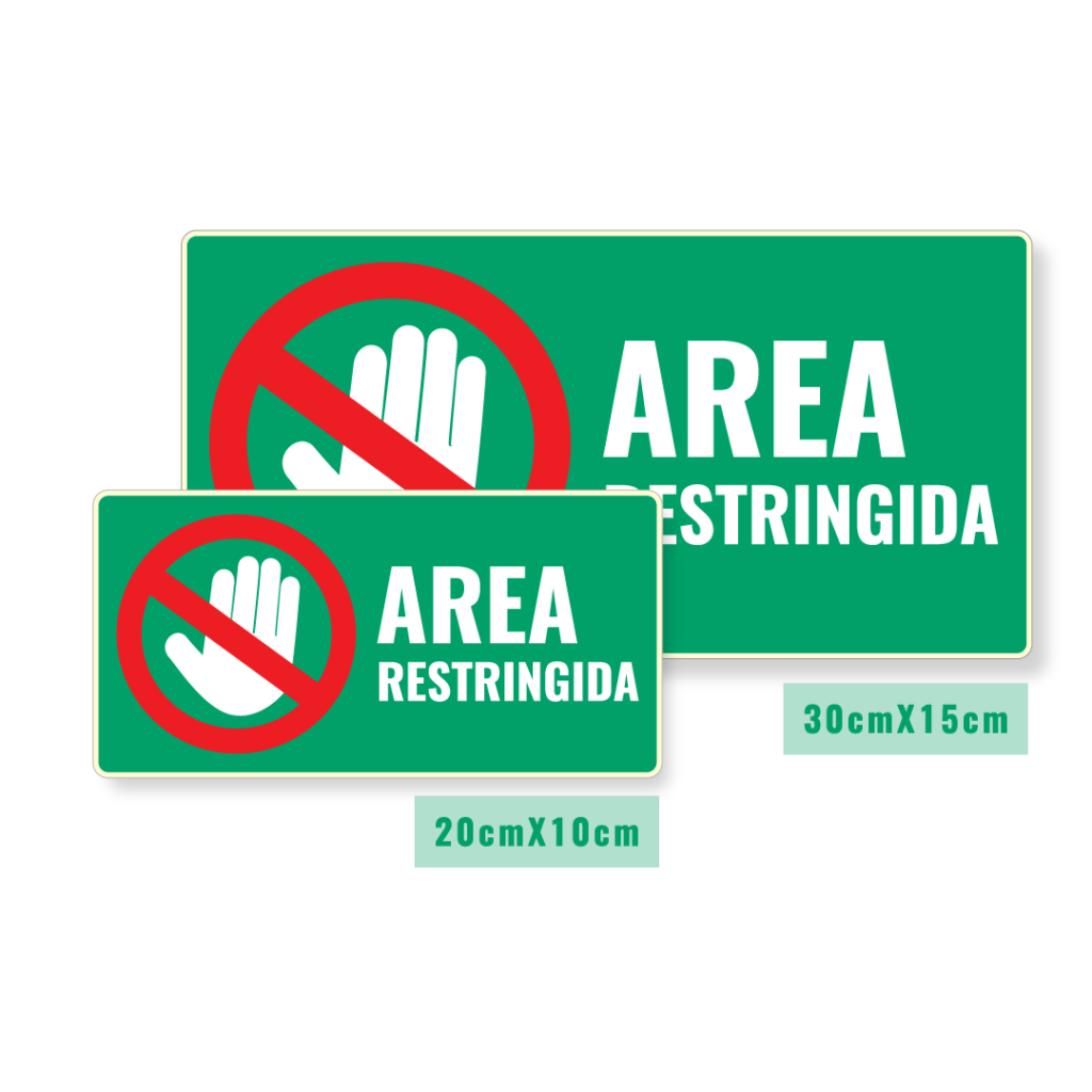 Señalización Área Restringida - JOP Avisos - Señalizaciones