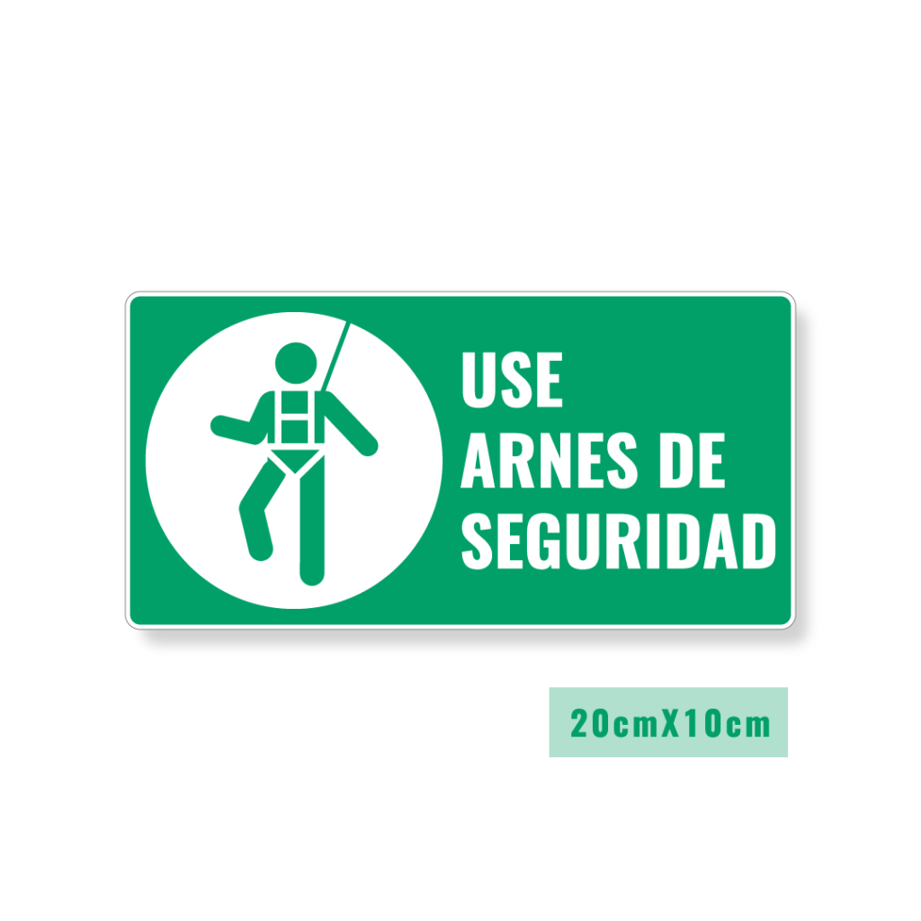 Señalización Use Arnés de Seguridad - JOP Avisos - Señalizaciones