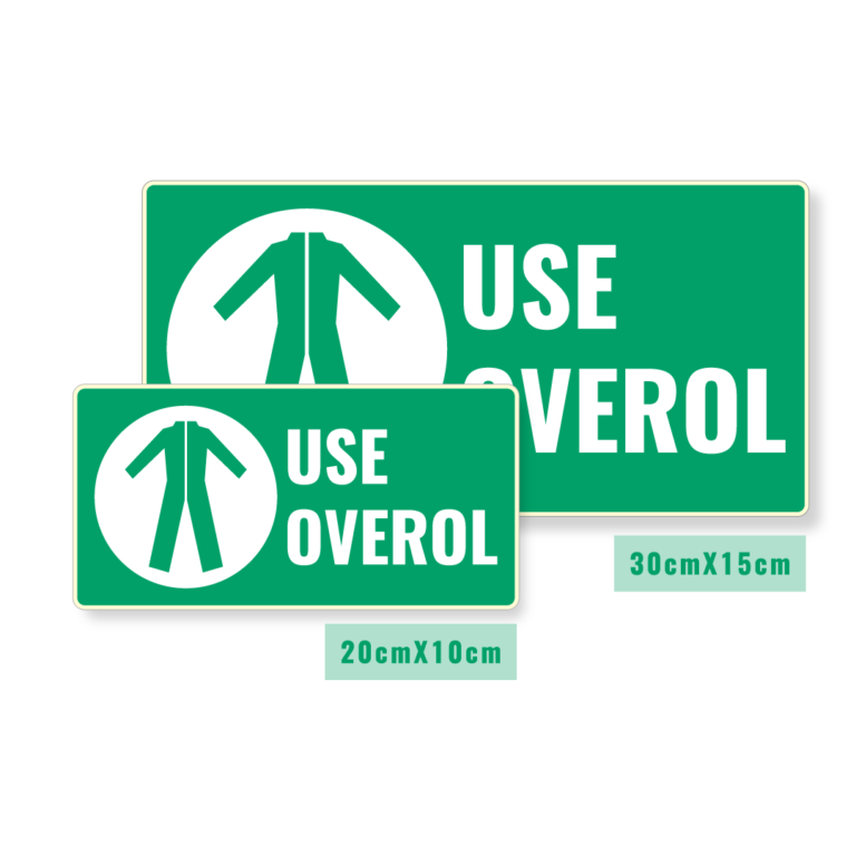 Señalización Use Overol - JOP Avisos - Señalizaciones