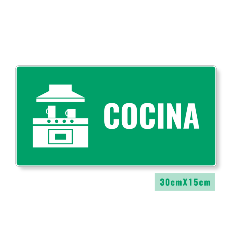 Señalización de Cocina - JOP Avisos - Señalizaciones